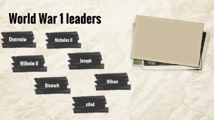 World War 1 leaders by Sarah Adolph on Prezi