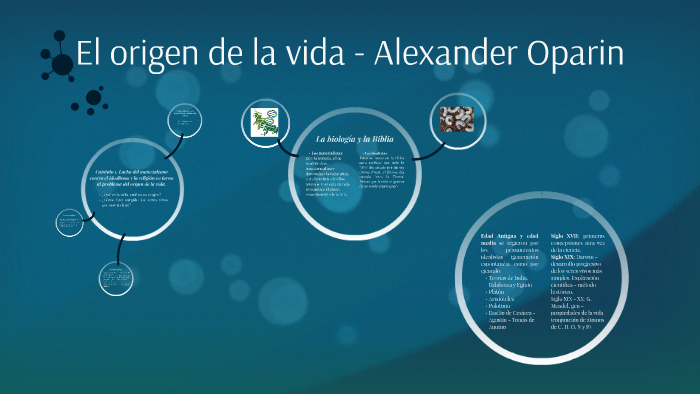 El origen de la vida - Alexander Oparin by Alejandra Canezo on Prezi