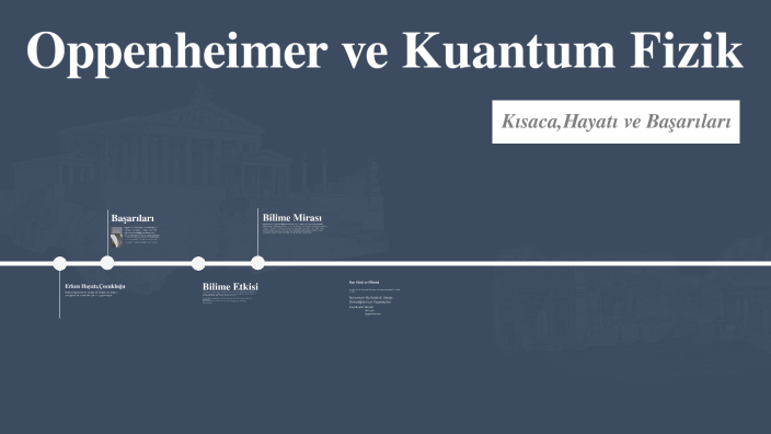 Oppenheimer ve Quantum Fizik by Ruzgar Gunes Uysal on Prezi