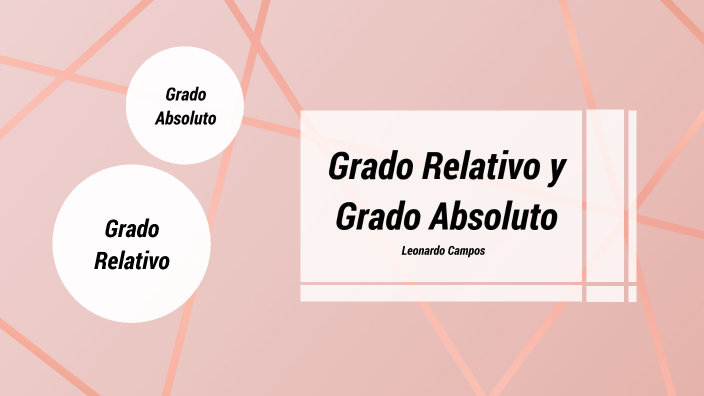 Grado Relativo y Absoluto by Leonardo C on Prezi