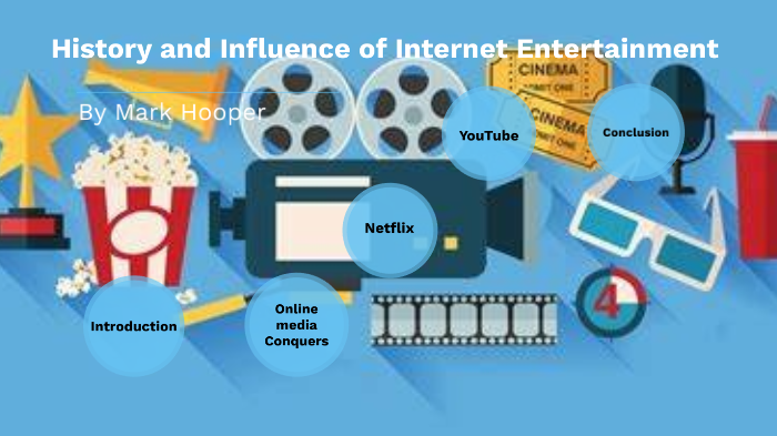 History and Influence of Internet Entertainment by mark hooper on Prezi