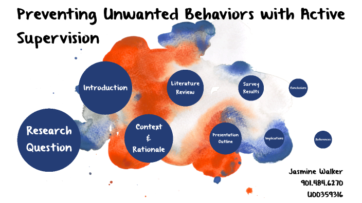Preventing Aggressive Behaviors with Active Supervision by Jasmine ...