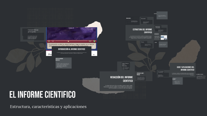 El Informe Cientifico by Urb 01 on Prezi