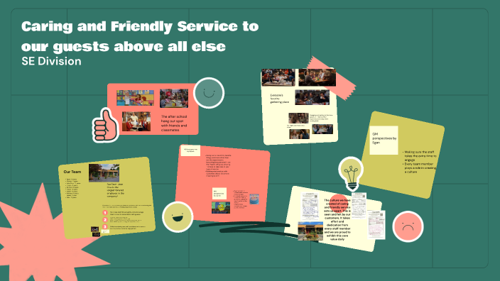 Caring and Friendly Service to our guests above all else by Myriah Cook ...