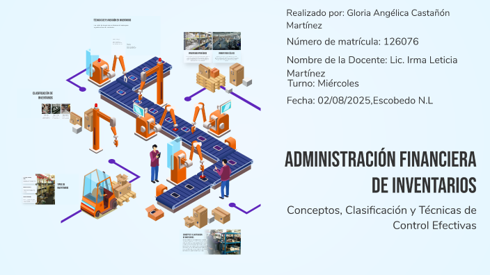 Administración Financiera de Inventarios by Gloria angelica Castañon ...