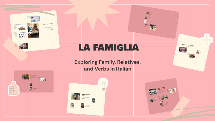 Interactive Italian Family Vocabulary by Klára Urbanová on Prezi