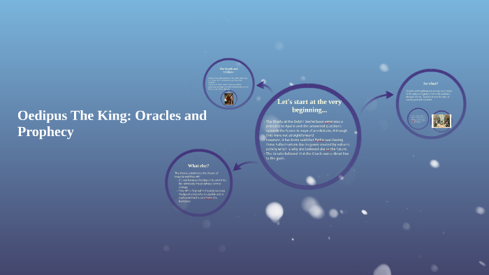 Oedipus The King: Oracles and Prophecy by Naomi Thomas