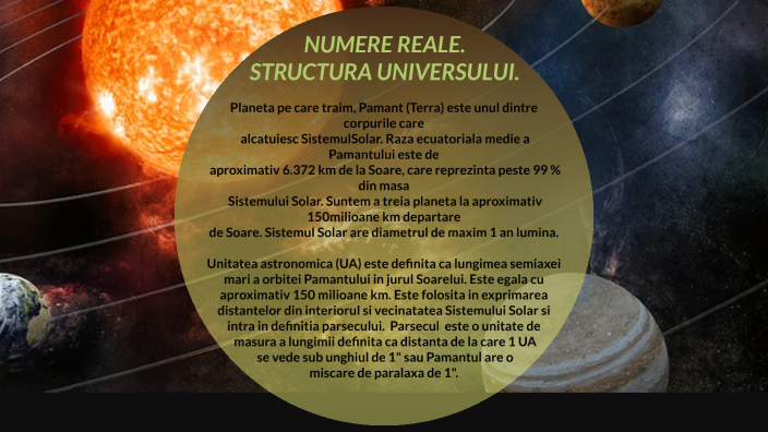 Matematica in Astronomie by on Prezi
