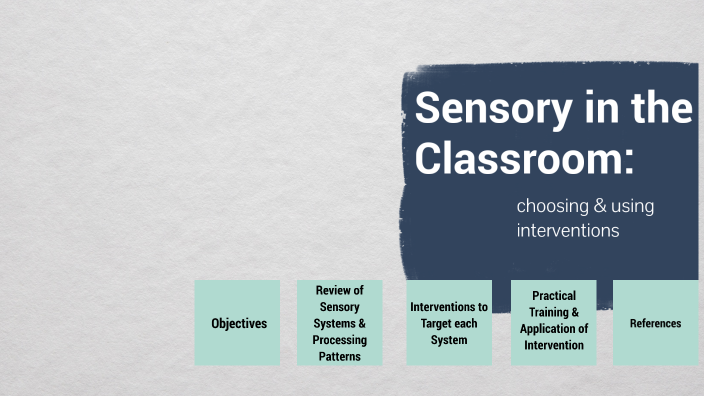 Sensory in the Classroom: Choosing & Using Sensory Interventions by ...