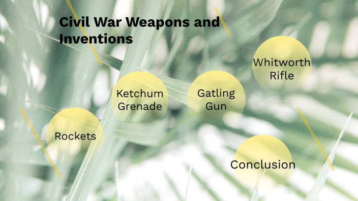 Civil War Weapons and Inventions. by Christopher Lara on Prezi