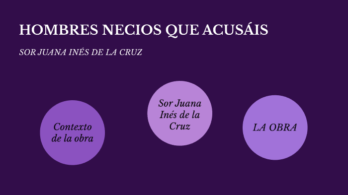 HOMBRES NECIOS QUE ACUSÁIS by Lucía Rodríguez Cañada on Prezi