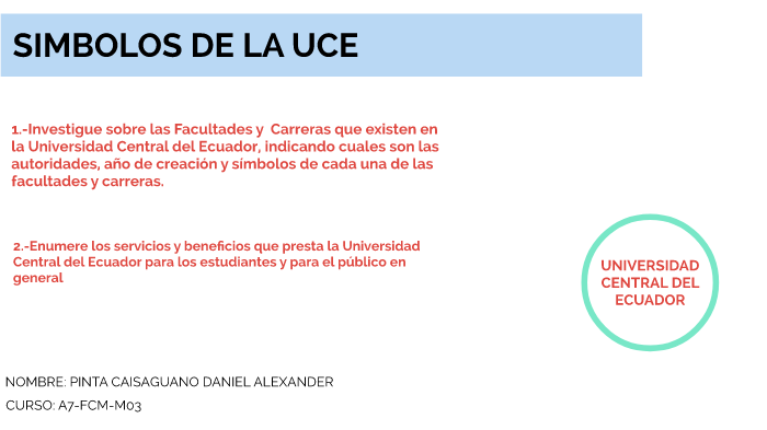 SIMBOLOS DE LA UCE TAREA 6 by PINTA CAISAGUANO DANIEL ALEXAN A7 FCM M03 ...