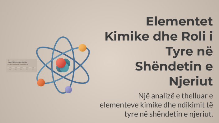 Elementet Kimike dhe Roli i Tyre në Shëndetin e Njeriut by Grejsi ...