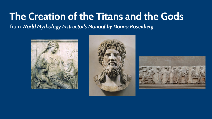 The Creation of the Titans and the Gods by Toni Weeden she, her, hers ...