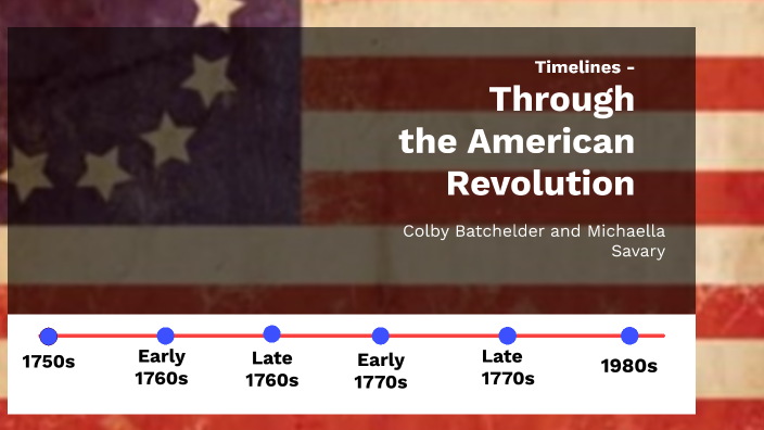 Road To Revolution Timeline by Colby Batchelder on Prezi