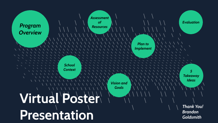 Virtual Poster Presentation by Brandon Goldsmith on Prezi
