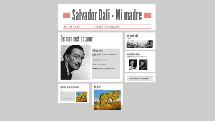 Salvador Dali by Jane Tromp on Prezi