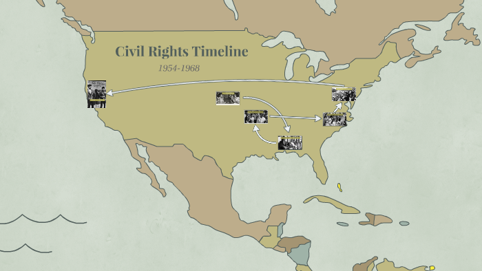 Civil Rights Timeline Map (1954-1970) by Marissa Jensen on Prezi