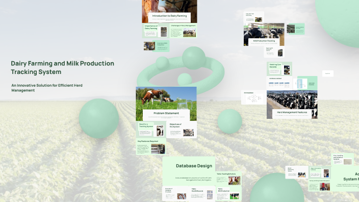 Dairy Farming and Milk Production Tracking System by Vivegha.V on Prezi