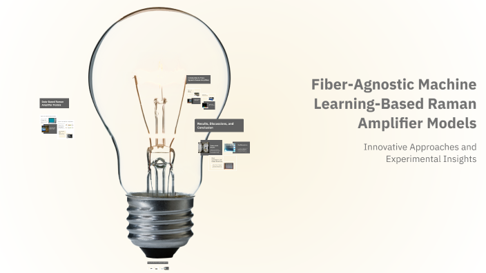 Fiber-Agnostic Machine Learning-Based Raman Amplifier Models by Md ...