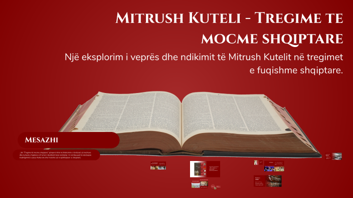 Mitrush Kuteli - Tregime te mocme shqiptare by Arbër Kurti on Prezi