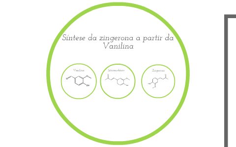 Síntese da zingerona a partir da Vanilina by Everton Franco on Prezi