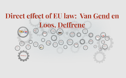 Direct effect of EU law: Van Gend en by Giovanni Massari on Prezi