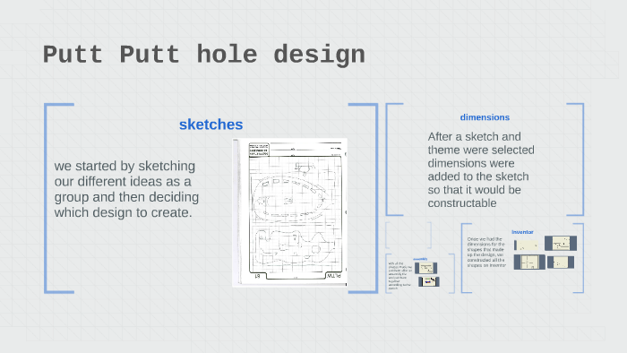 Putt Putt hole design by david Vercellino on Prezi
