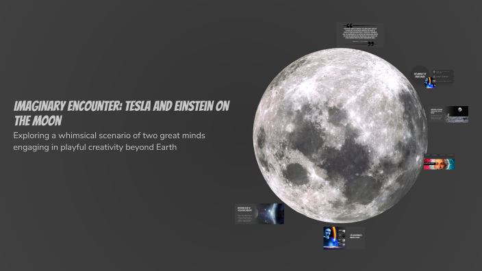 Imaginary Encounter: Tesla and Einstein on the Moon by Logan Brookens ...