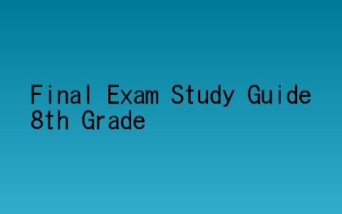 Final Exam Study Guide Science 8th Grade by Yoalit Maye on Prezi