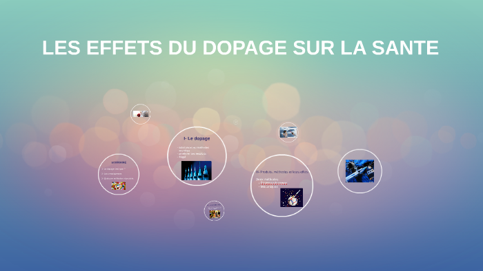 LES EFFETS DU DOPAGE SUR LA SANTE by alice gandet on Prezi
