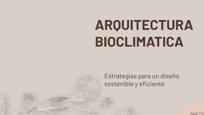 ARQUITECTURA BIOCLIMATICA by 7158 Arq. Gildardo Yovany García Castillo ...