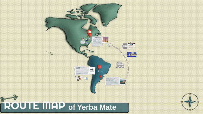 Route Map of Yerba Mate by Lucila Traid on Prezi