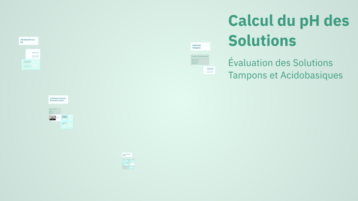 Calcul du pH des Solutions by SAFAE NAJME on Prezi