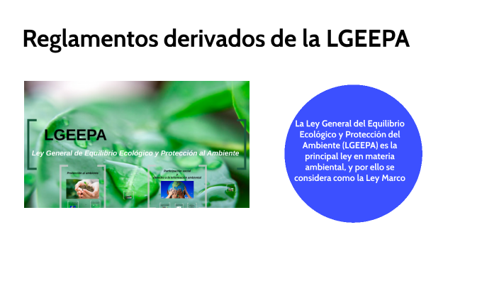Reglamentos derivados de la LGEEPA by markpop pedraza on Prezi