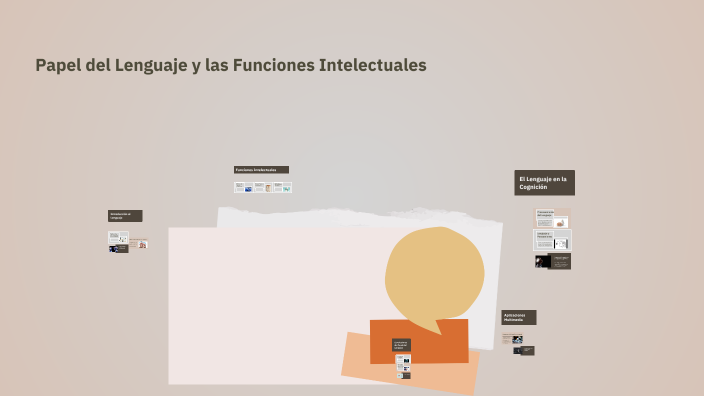 Papel del Lenguaje y las Funciones Intelectuales by Steicy Rodr guez Mart nez on Prezi
