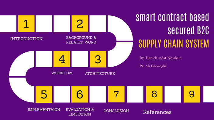B2C supply chain system by Hanieh Nojabaie
