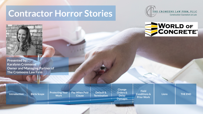 WOC Contract Horror Stories by Marketing Director on Prezi