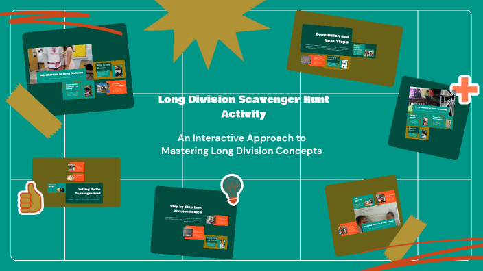 Long Division Scavenger Hunt Activity by Marinela Manta Gallo on Prezi