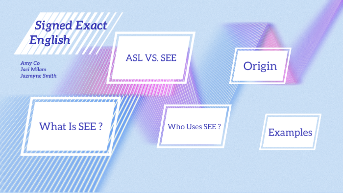 Signed Exact English by Jazmyne Smith on Prezi