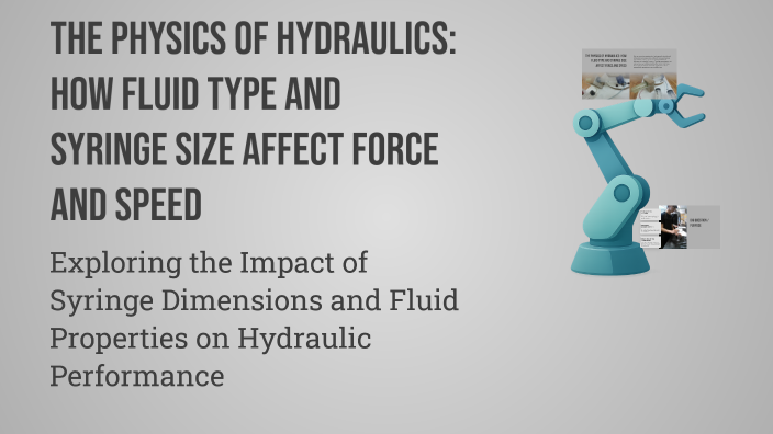 The Physics of Hydraulics: How Fluid Type and Syringe Size Affect Force ...