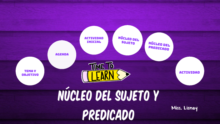 NÚCLEO DEL SUJETO Y PREDICADO 2022 by Lisnay Recuenco on Prezi