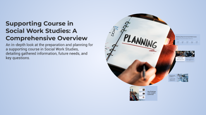 Supporting Course in Social Work Studies: A Comprehensive Overview by ...