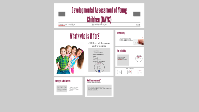 Developmental Assessment of Young Children (DAYC) by Jen Martin on Prezi