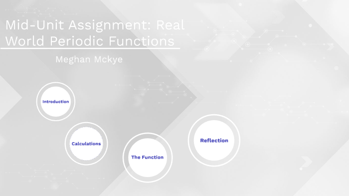 Mid Unit Assignment - Real - World Periodic Functions by Meghan Mckye ...