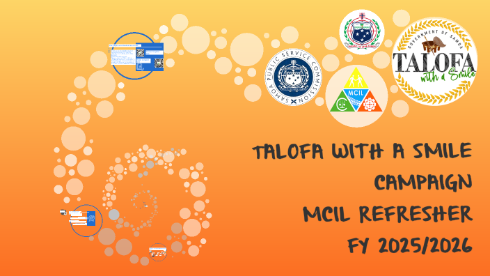 TALOFA WITH A SMILE CAMPAIGN MCIL REFRESHER FY 2025/2026 by Anthony ...