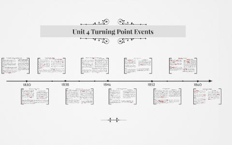 Unit 4 Turning Point Events by on Prezi