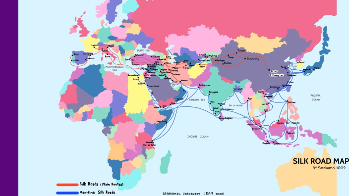 SILK ROAD MAP by Kam SJ on Prezi