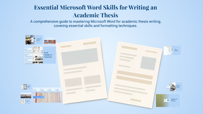 Essential Microsoft Word Skills for Writing an Academic Thesis by salah ...
