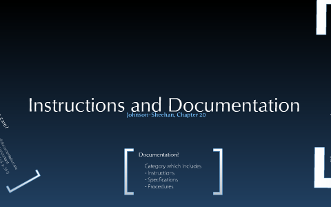 Instructions and Documentation by Isaac Bourgeois on Prezi